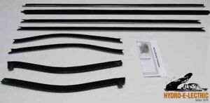 Beltline Weather Strip Felt 8 Piece Kit, 1970-1972 Oldsmobile Cutlass ...